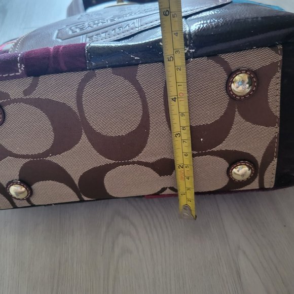 Coach | Bags | Coach Signature Patchwork Tote Purse Limited Edition ...